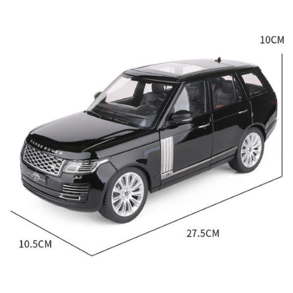 ماشین فلزی لندرور رنجرور هشت در بازشو بزرگ 1/18 حرفه ای چراغدار و ...