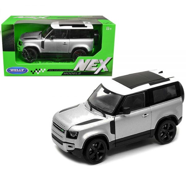 ماشین فلزی لندرور دیفندر 2020 بزرگ 1/24 ویلی تک جعبه 2020 Land Rover ...