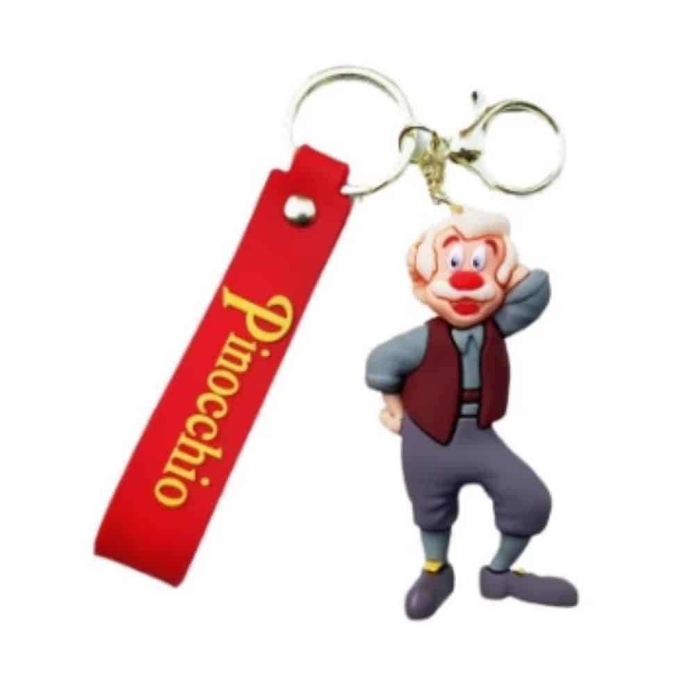 سرکلیدی پینوکیو و پدر ژپتو سیلیکونی اورجینال Original Pinocchio and ...
